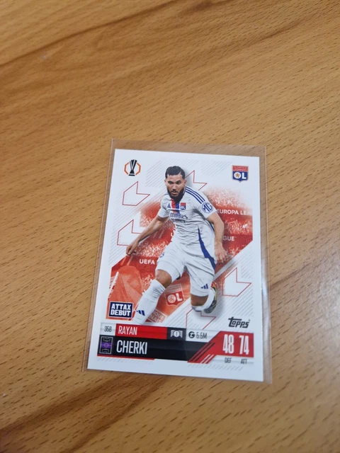TOPPS MATCH ATTAX Uefa Club Competitions 2024 25 Debut Rookie Rayan ...