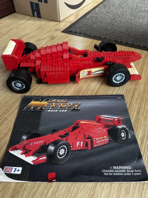 MEGA BLOKS MEGA MODELZ - RACE CAR (9751) 99% Complete £2.50 - PicClick UK