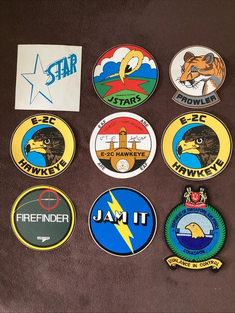 GRUMMAN: JSTARS, FIREFINDER, E-2C, Prowler Stickers & E-2C Singapore ...