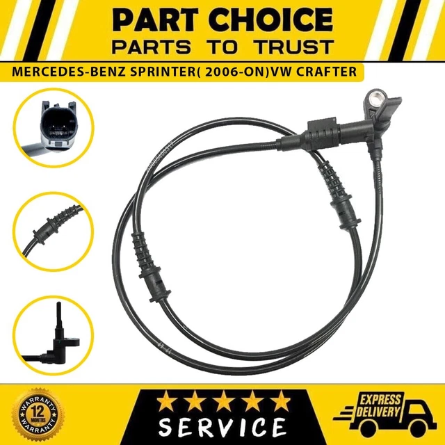 ABS WHEEL SPEED Sensor Front For Mercedes-Benz Sprinter Vw Crafter 2006 ...