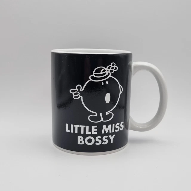 ROGER HARGREAVES MR Men Little Miss Bossy Black & White Mug £2.99 ...