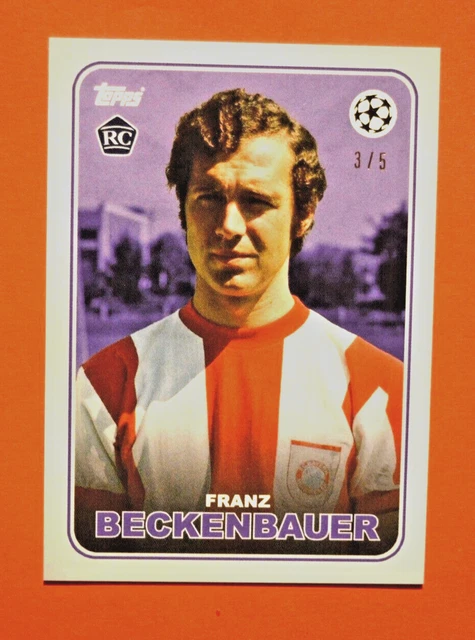 TOPPS CALCIO LOST Rookie Cards 2023- Franz Beckenbauer Bay.Monaco ...