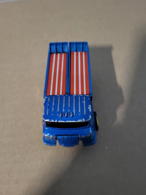 VINTAGE 1985 MC Toy Dyna-Bot Blue Dump Truck Robot Gobots Transformer ...
