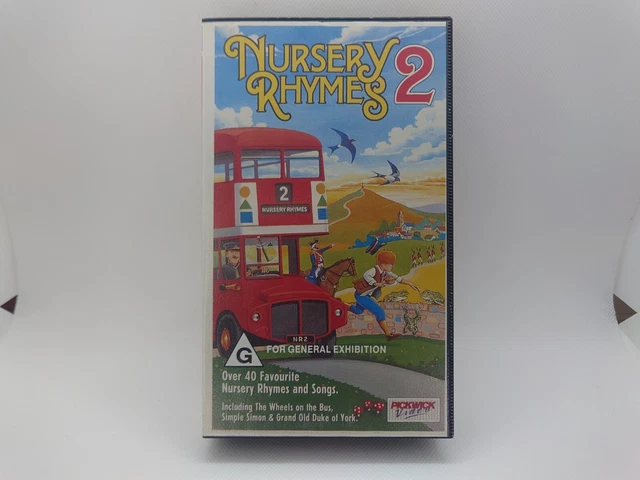 NURSERY RHYMES 2 VHS - Excellent Condition - Free Shipping! £18.70 ...