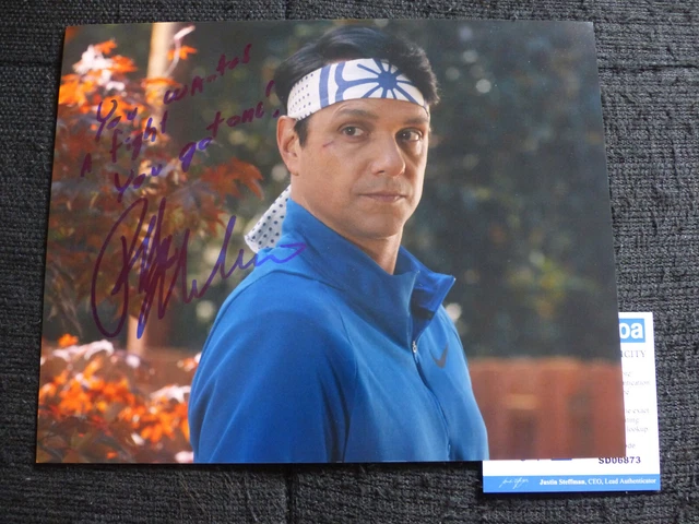 RALPH MACCHIO SIGNED Autogramm signiert QUOTE "COBRA KAI" Foto InPerson ...