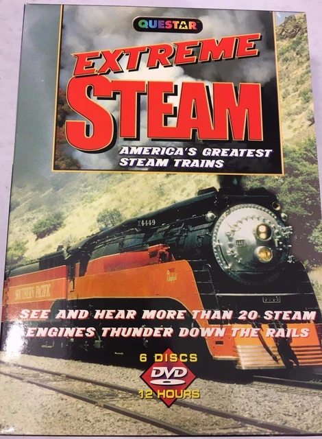 ENSEMBLE DVD QUESTAR Extreme Steam America's Greatest Steam Trains ISBN ...