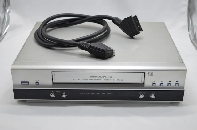 MAGNÉTOSCOPE LECTEUR CASSETTE enregistreur recorder VHS International ...