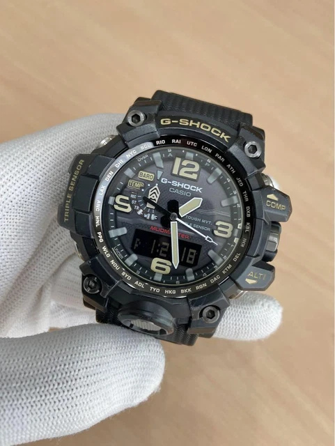 CASIO G-SHOCK MUDMASTER GWG-1000-1AJF, Solar, Black, Excellent Condition £335.96 - PicClick UK