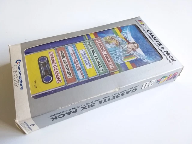VIC 20 CASSETTE six-Pack, 1982 OVP Commodore 1530 C2N Datasette £21.04 ...