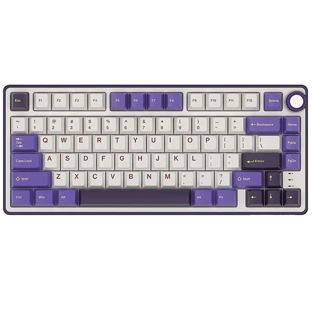 RK ROYAL KLUDGE R75 75% Mechanical Wired Gaming Keyboard Blackberry ...