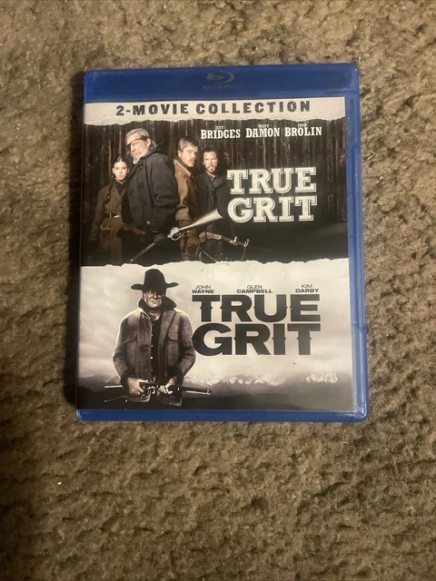 TRUE GRIT 2-MOVIE Collection (Blu-ray) Jeff Bridges /John Wayne Like ...