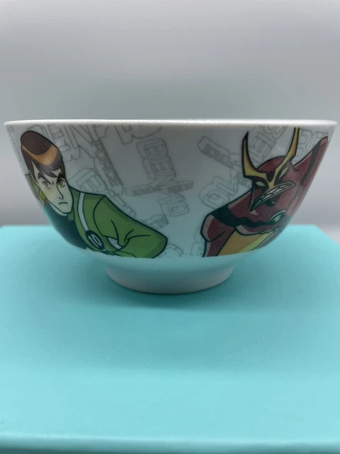 CARTOON NETWORK CEREAL Bowl Ben 10 Alien Force CN Ceramic Breakfast ...