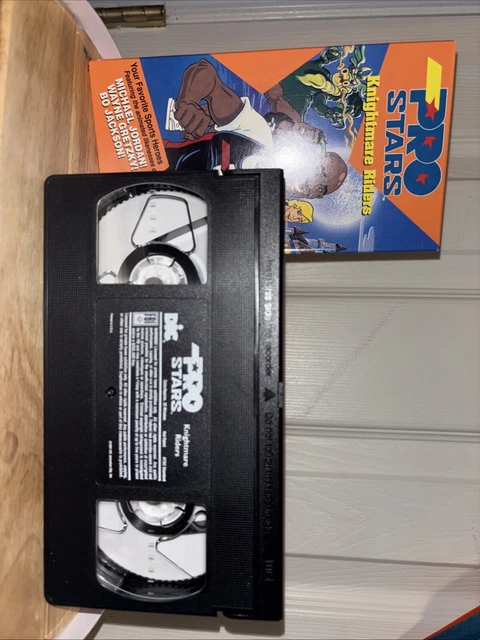 PRO STARS KNIGHTMARE Riders VHS Michael Jordan Gretzky Bo Jackson Rare ...
