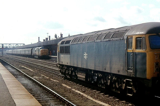 BRITISH RAIL 56009 & Class 55 Doncaster Rail Photo £2.70 - PicClick UK