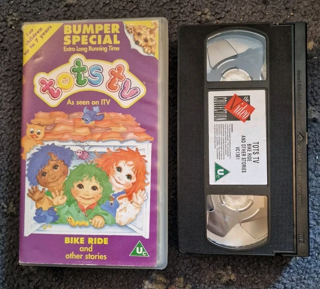 TOTS TV Bike Ride & Other Stories VHS Video Bumper Special **** £24.99 ...