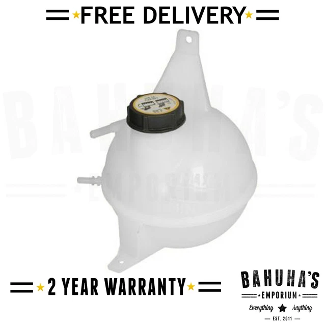 FORD TRANSIT MK7 Radiator Coolant Expansion Header Tank Bottle + Cap ...