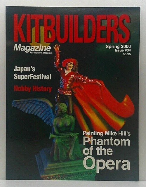 KITBUILDERS MAGAZINE POUR Modélistes Mature #34 2000 Phantom De L'Opéra ...