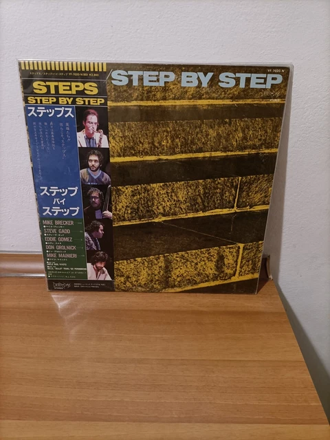 LP STEPS STEP BY STEP Japanese BETTER DAYS 1981 Vinyl w/OBI + INSERT ...