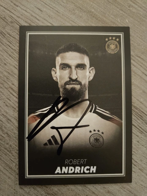 ROBERT ANDRICH PANINI DFB Teamset Euro 2024 Deutschland Autogramm ... ROBERT ANDRICH PANINI DFB Teamset Euro 2024 Deutschland Autogramm ...