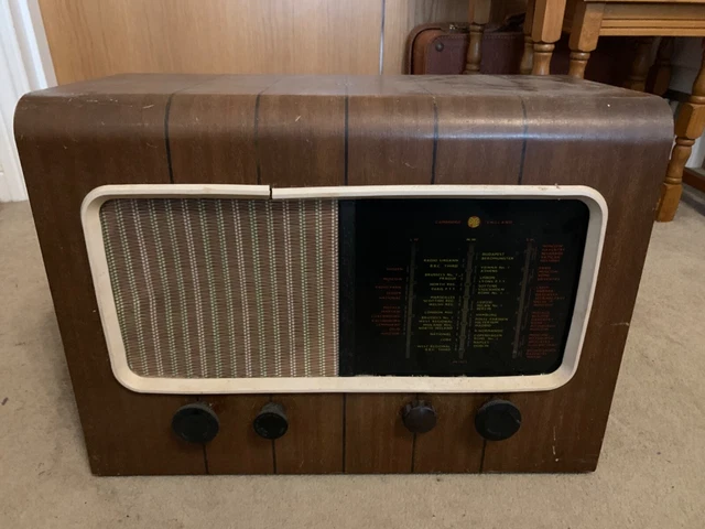 PYE TYPE 18A Vintage Valve Radio 1940s/50s ~ For Repair EUR 26,32 ...