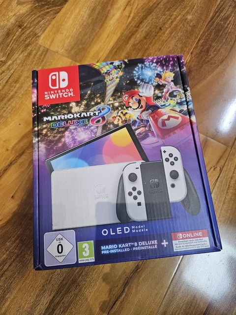 NINTENDO SWITCH OLED Model Handheld Console - 64GB - White Mario Kart ...