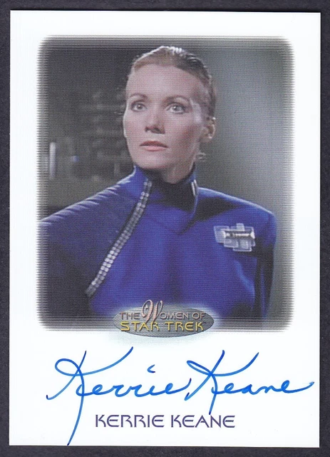 WOMEN OF STAR Trek Art And Images Autograph Kerrie Keane As Alexana ...