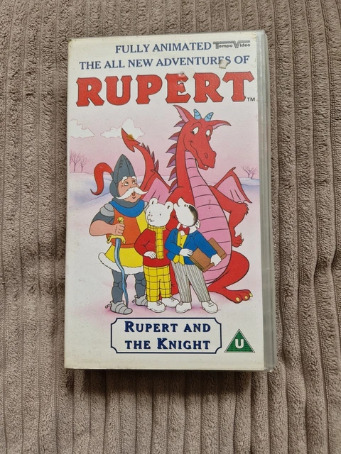 THE ALL NEW Adventures Of Rupert VHS Video Cassette - Rupert And The ...