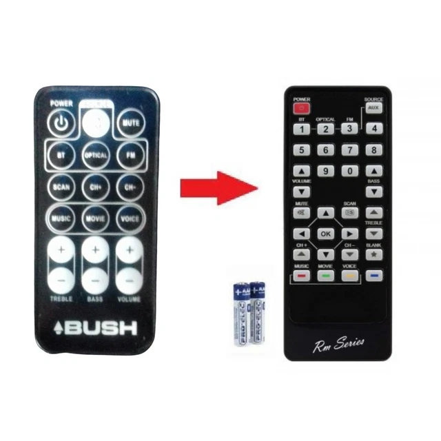 REPLACEMENT DEDICATED REMOTE Control For BUSH Soundbar B-6609,B6609 £16 ...