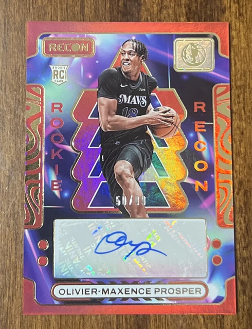 OLIVIER-MAXENCE PROSPER 2023-24 Recon Rookie Signatures RC Auto ROSSO/99 EUR 16,85 - PicClick IT