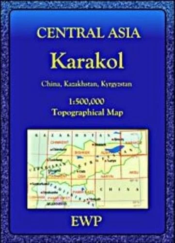 A.L. WIELOCHOWSKI KARAKOL (Map) Central Asia Maps S. EUR 42,06 ...