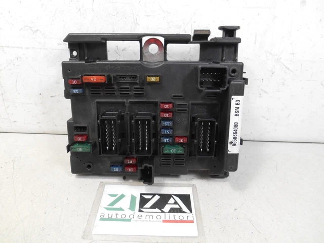 BOITE À FUSIBLES Centrale BSM Peugeot 206 8HX 2003 9650664080 BSM B3 EUR 56,16 - PicClick FR