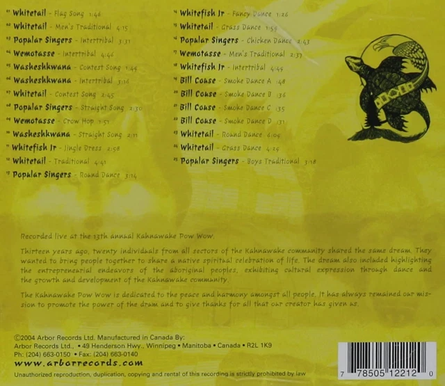 KAHNAWAKE KAHNAWAKE POW Wow: Echoes of.. (CD) EUR 16,44 - PicClick FR