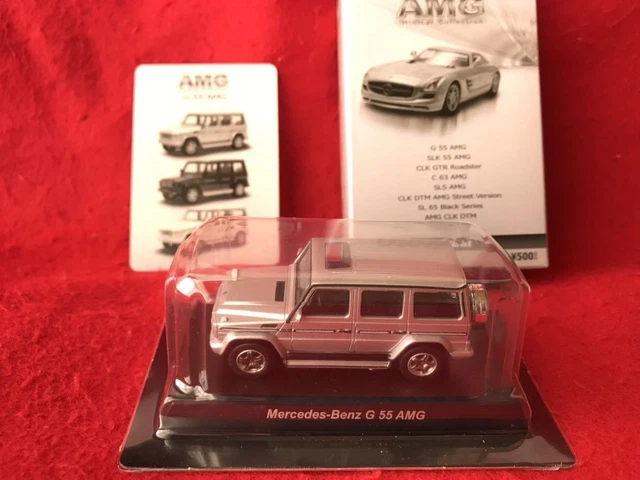 RARE KYOSHO 1/64 Mercedes-Benz G-Class G55 Amg Silver W463 Benz ...