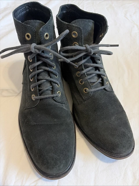 COLE HAAN C08758 Black Suede Lace Up Ankle Chukka Boots Mens Size 9.5M ...