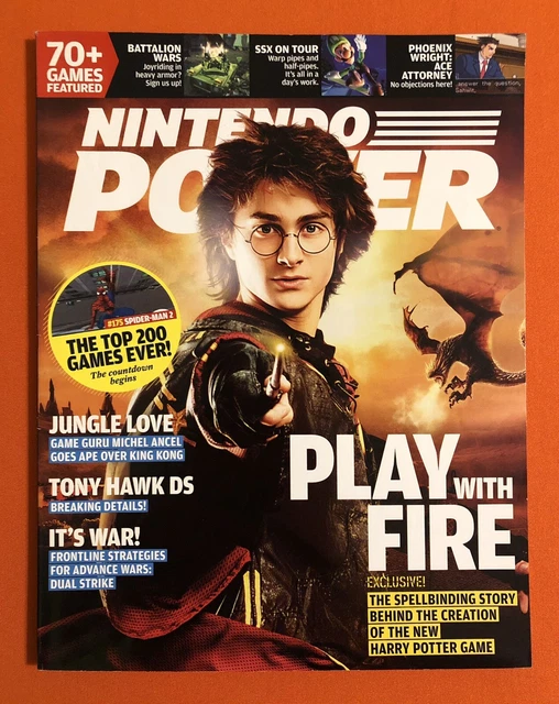 NINTENDO POWER MAGAZINE V 196 Oct 2005 Harry Potter w 2 Posters Inserts ...