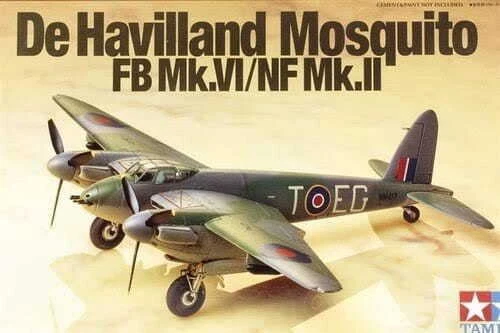 TAMIYA 60747 DE Havilland Mosquito FB Mk.VI Aircraft Scale 1/72 Plastic ...