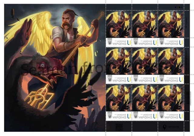 NEW RARE STAMPS War in Ukraine 2025 "Ukrainian man" + Envelope £17.82 ...