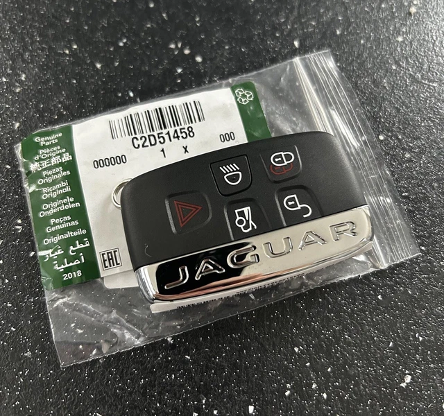 NEW GENUINE JAGUAR XE XF XJ Key Fob Remote 433MHz C2D51458 EW93-15K601 ...
