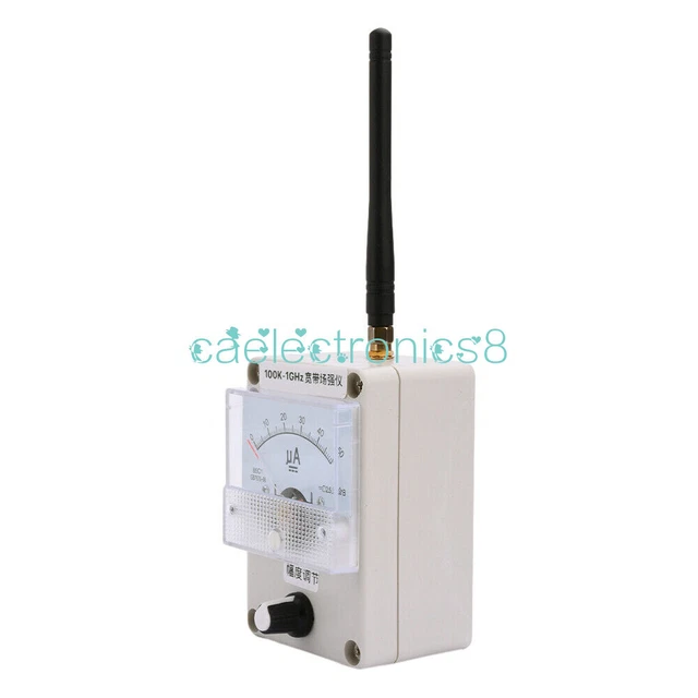 100KHZ-1000MHZ FIELD STRENGTH Indicator Meter RF Signal Level Meter ...