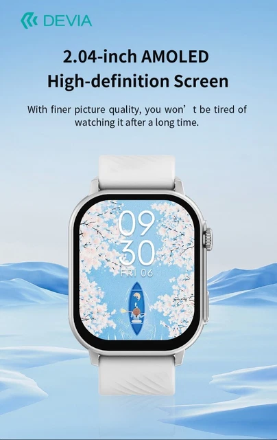 DEVIA SMART WATCH AMOLED Pro2 IP67 modello ZL94 Silver EUR 61,75 ...