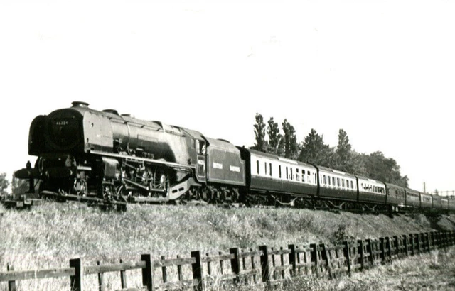 RAILWAY PHOTO BR Princess Class No 46224 PRINCESS ALEXANDRA at Cheadle ...