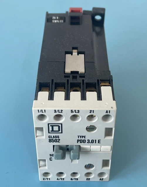 *NEW WITH BOX* Square D Class 8502 Type PDD3.01E Basic Contactor 20A ...