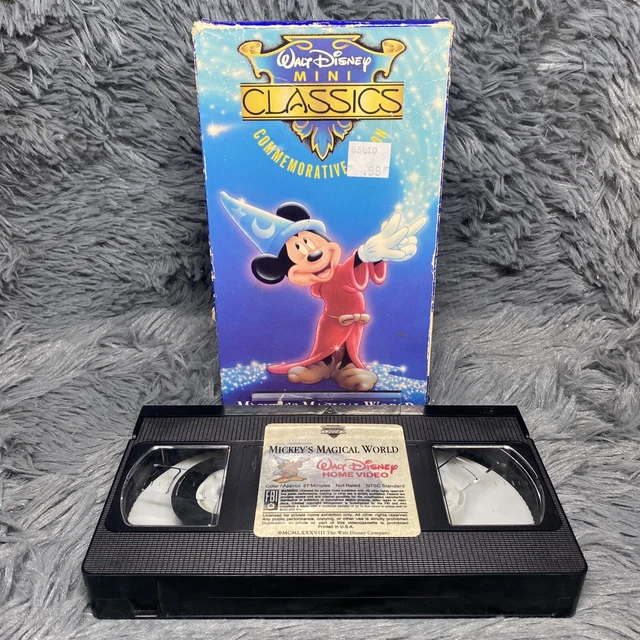 WALT DISNEY MINI Classics Mickey’s Magical World VHS 1988 Family ...