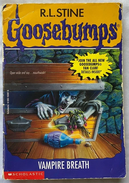 GOOSEBUMPS #49 VAMPIRE Breath Paperback Book by R.L. Stine 1996 First ...