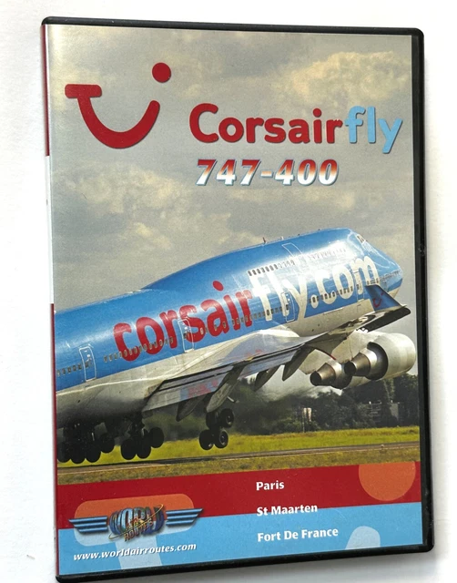 WORLD AIR ROUTES Corsairfly TUI Boeing 747-400 Collectors DVD Cockpit ...