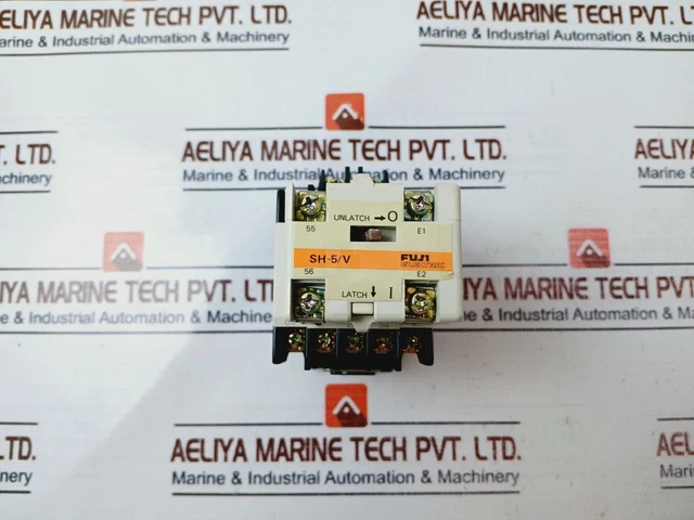 FUJI ELECTRIC SH-5/V Latch Type Magnetic Contactor With Auxiliary Relay ...