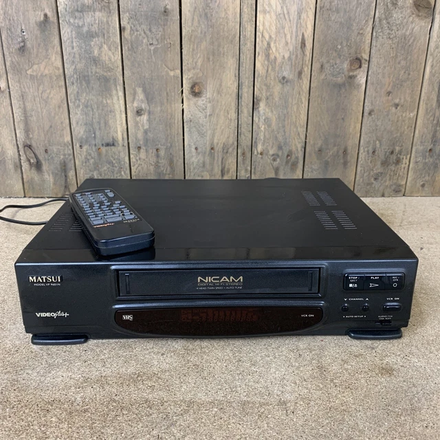 MATSUI VHS VIDEO player model VP9601 with remote fully working £25.00 ...