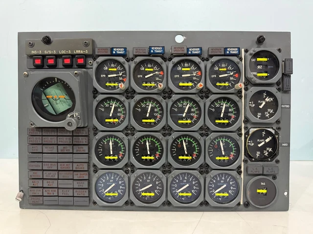 BOEING 747 ENGINE Monitoring Panel – Authentic Aircraft Cockpit Part ...