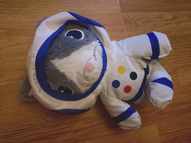 IKEA AFTONSPARV CAT Astronaut Spaceman Soft Plush Toy 11” £2.24 ...