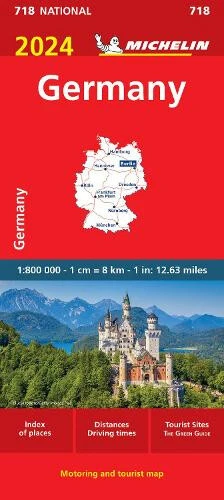 GERMANY 2024 - Michelin National Map 718: Map by Michelin EUR 8,74 ...